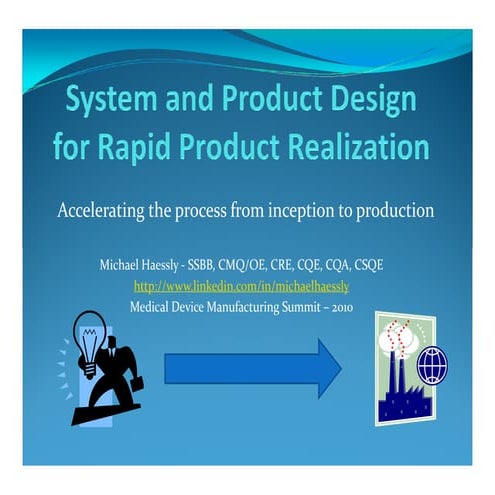 Design For Rapid Product Realization (DFRPR) | PDF
