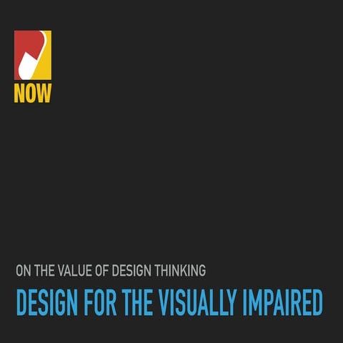 Design for the Visually Impaired | PDF
