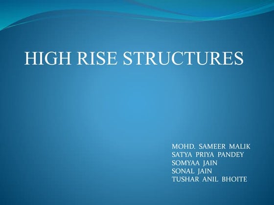 Structural System in High Rise building | PPT