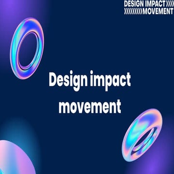 Design impact movement | PDF