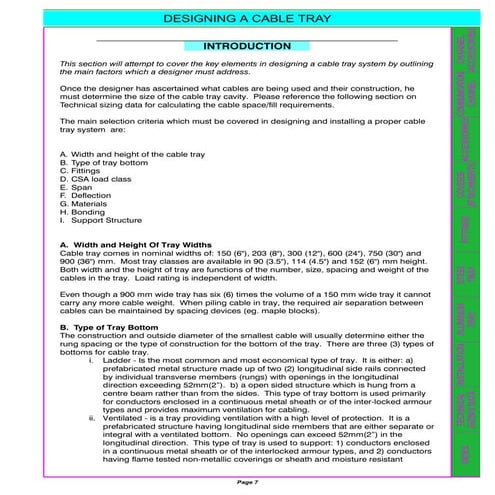 Designing a cable_tray | PDF
