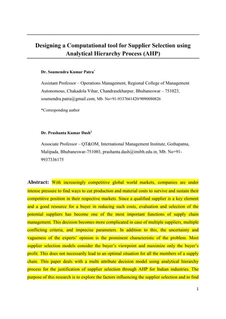 Analytical Hierarchy Process with examples.pdf