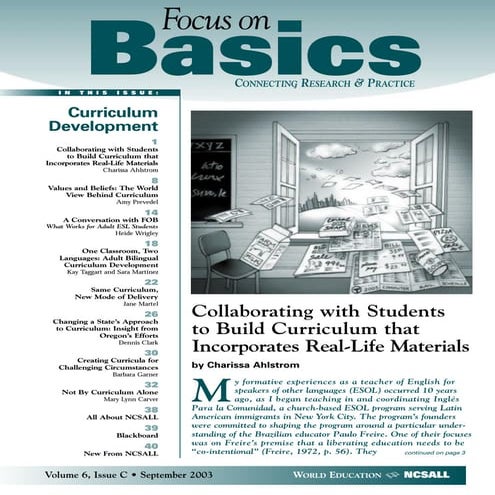 Designing adult curriculum | PDF