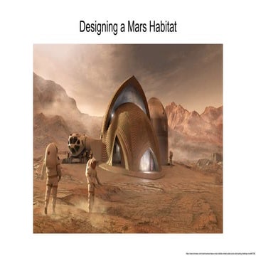 Designing a Mars Habitat | PPTX | Space and Astronomy | Science
