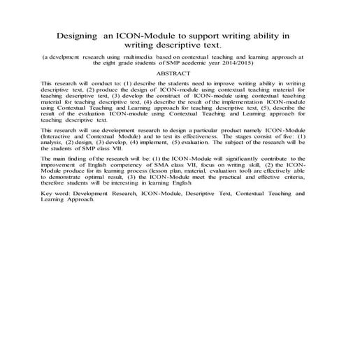 Designing an icon module | DOCX