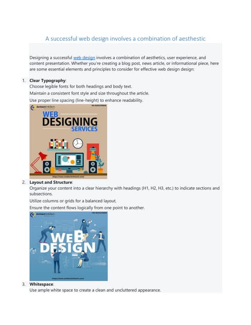 Process Of Web Designing | PDF