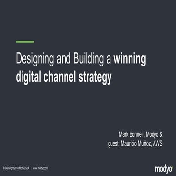 Designing and Building a Winning Digital Strategy | PPT