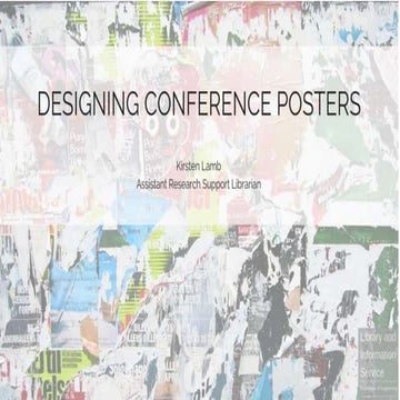 Designing conference posters | PPTX