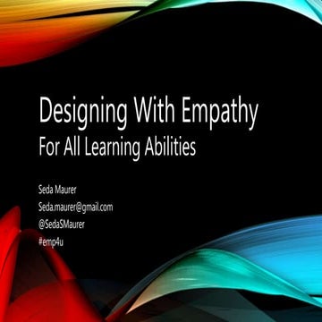 Designing with Empathy for All Abilities | PPTX