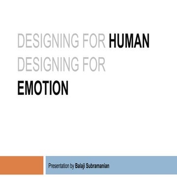 Principles of Emotional Design | PDF