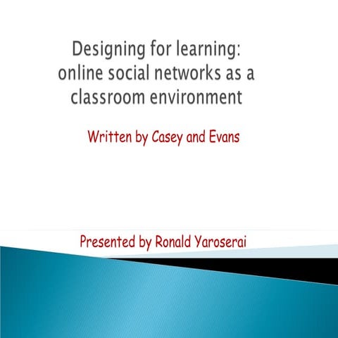 Reimagining the Classroom | PDF