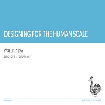 HUMAN SCALE | PPTX