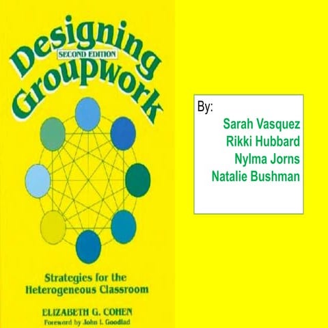 Designing Groupwork | PPTX | Homework and Study | Education