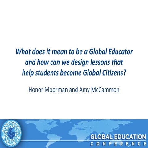 Designing Lessons for Global Citizenship | PPTX