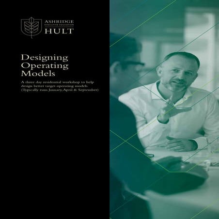 Designing operating models brochure | PDF