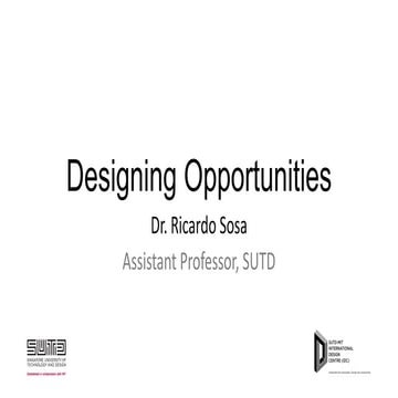 Designing opportunities | PPT