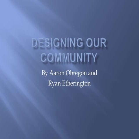 Designing your community | PPTX