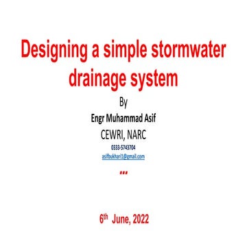 designing simple drainage system.pptx