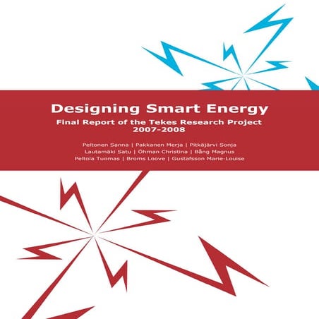 Designing Smart Energy | PDF