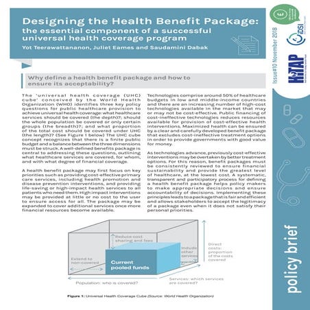 Designing the Health Benefit Packages | PDF