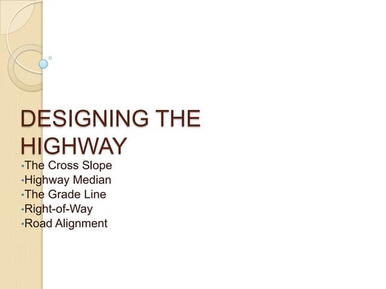 Road median and their types | PDF