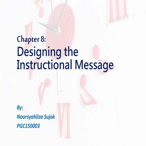 Designing the Instructional Messages | PPTX