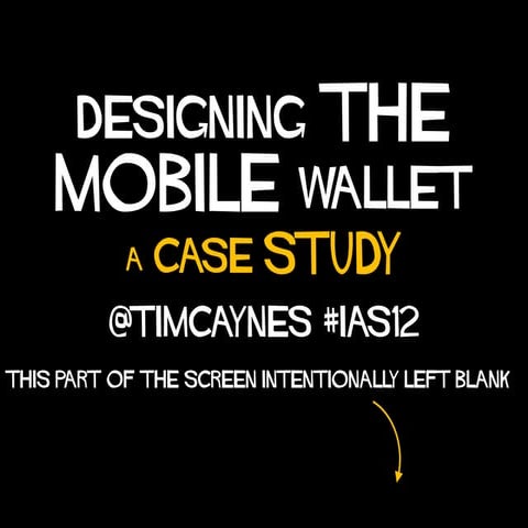 Designing the mobile wallet - A case study | PDF