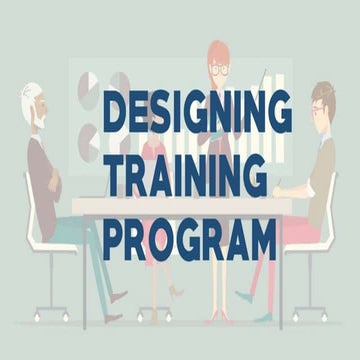 Designing training program | PPTX