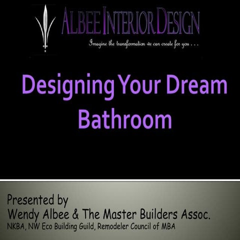 Designing your dream bathroom presentation | PPTX