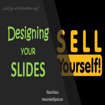 Designing your Slides | PDF