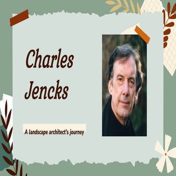 Architectural Contributions of Charles Jencks | PPTX
