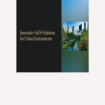 Design Integration Incorporate above-ground SuDS features seamlessly ...