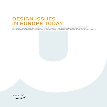 Design Issues In Europe Today | PDF