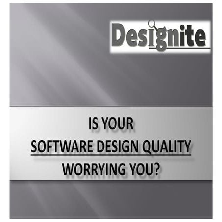 Is your software design quality worrying you? | PPT