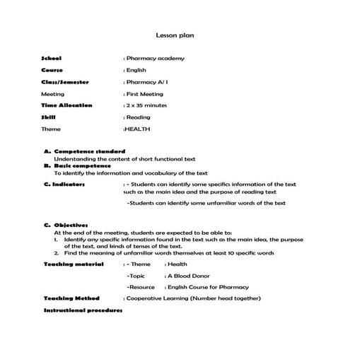 Design lesson plan | DOCX