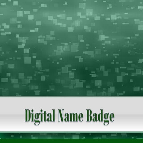 Digital Name Badge | PPT