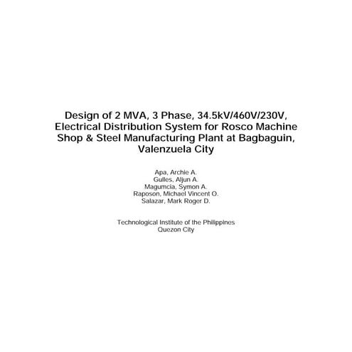 Design Project | PDF