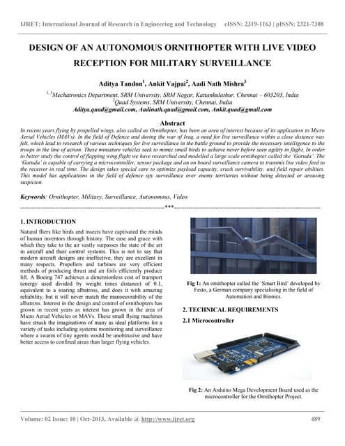 Drone project report | PDF