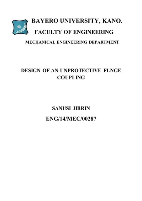 Unit 2.3 Design of Coupling | PDF