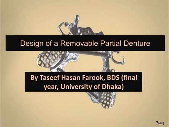Cast partial denture design | PDF | Dental Health | Diseases and Conditions