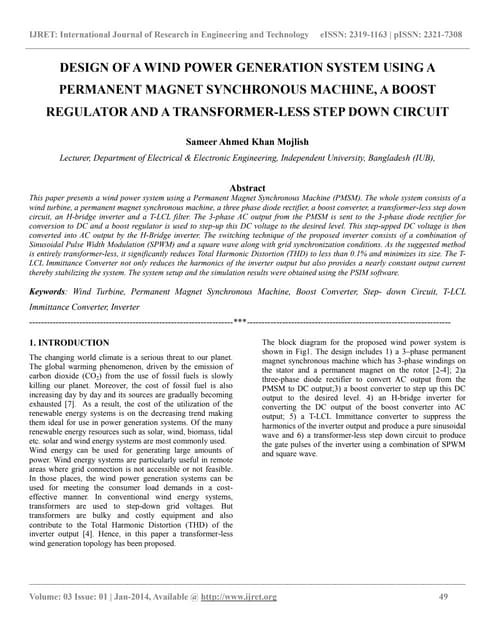 Design And Modelling Of Standalone Hybrid Power System With Matlabsimulink Pdf
