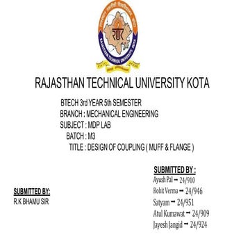 Design_of_Coupling.design of machine elements | PDF
