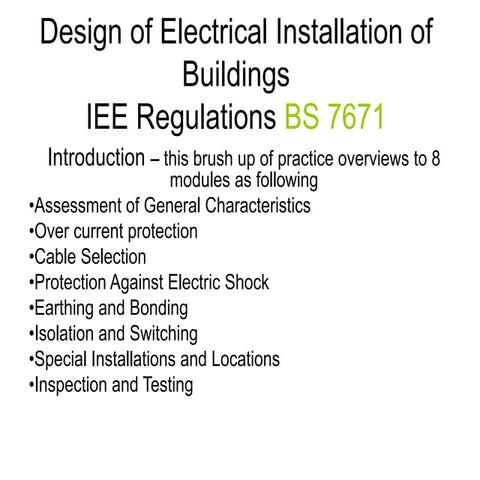 Design of Electrical Installation of Buildings.ppt