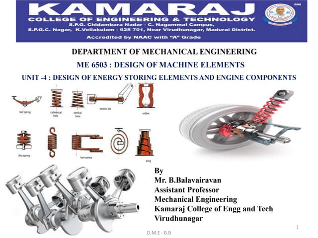 Design and solved problems for rolling contant bearing | PPTX