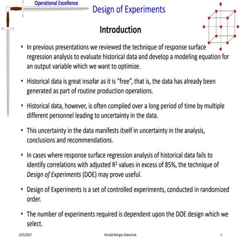 Design of experiments