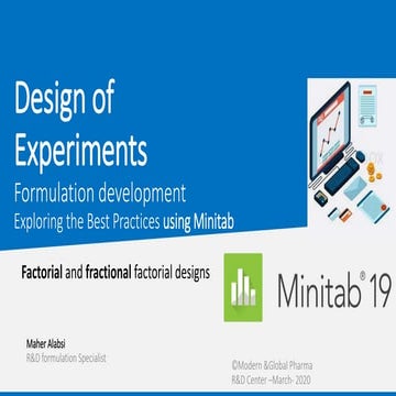 Design Of Experiments Formulation Development - Design Talk