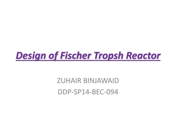 Lecture 9_Packed Bed Reactor Design_FIR.pdf | Chemistry | Science