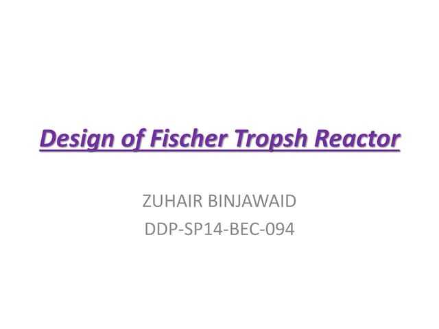 Lecture 9_Packed Bed Reactor Design_FIR.pdf | Chemistry | Science