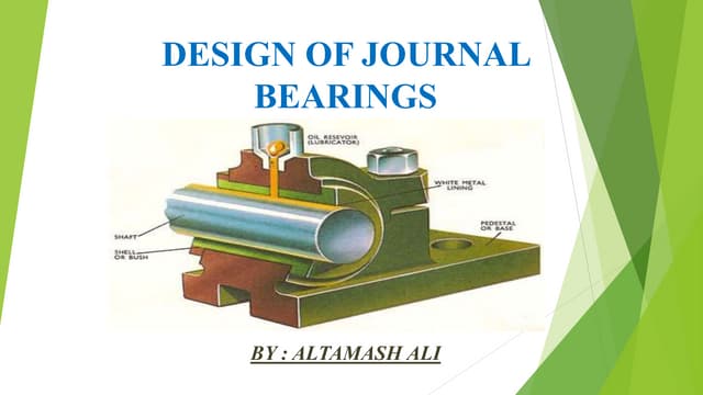 lecture 4 (design procedure of journal bearing) | PDF