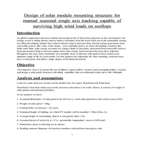 Stow position and solar trackers | PDF